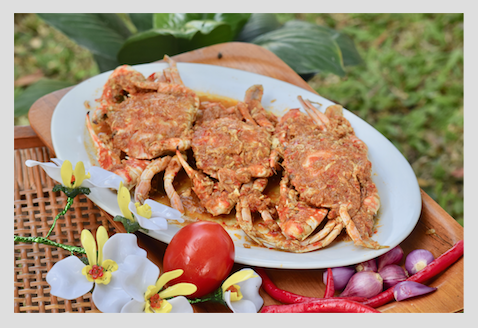 Indonesian Medan Food: Rajungan Saos Padang