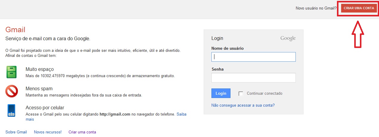 Como fazer um: Como Fazer um Gmail