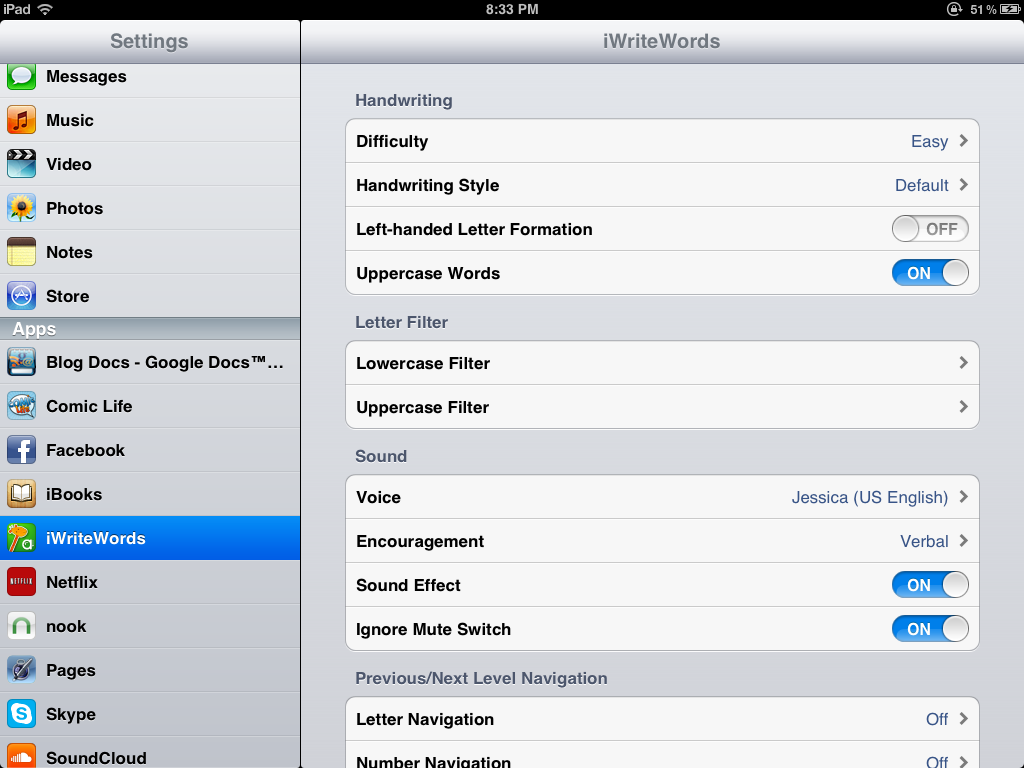 Tek-Ninja: A favorite app: iWrite Words