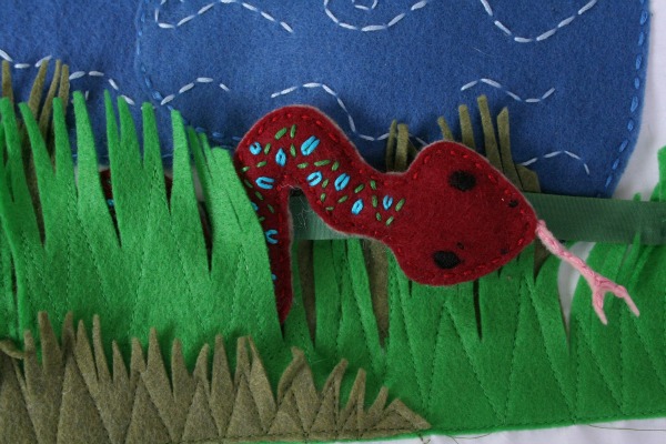 A Handmade Tale: Quiet Book: The Felt Safari