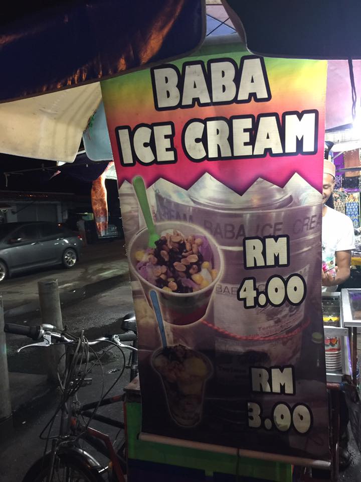Baba Ice Cream, Wakaf Che Yeh, Kelantan ~ Dari Jari Jari Halusku