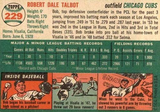 Vintage Cubs Cards: 1954 Topps Baseball Card Set & The Holy Grail of ...