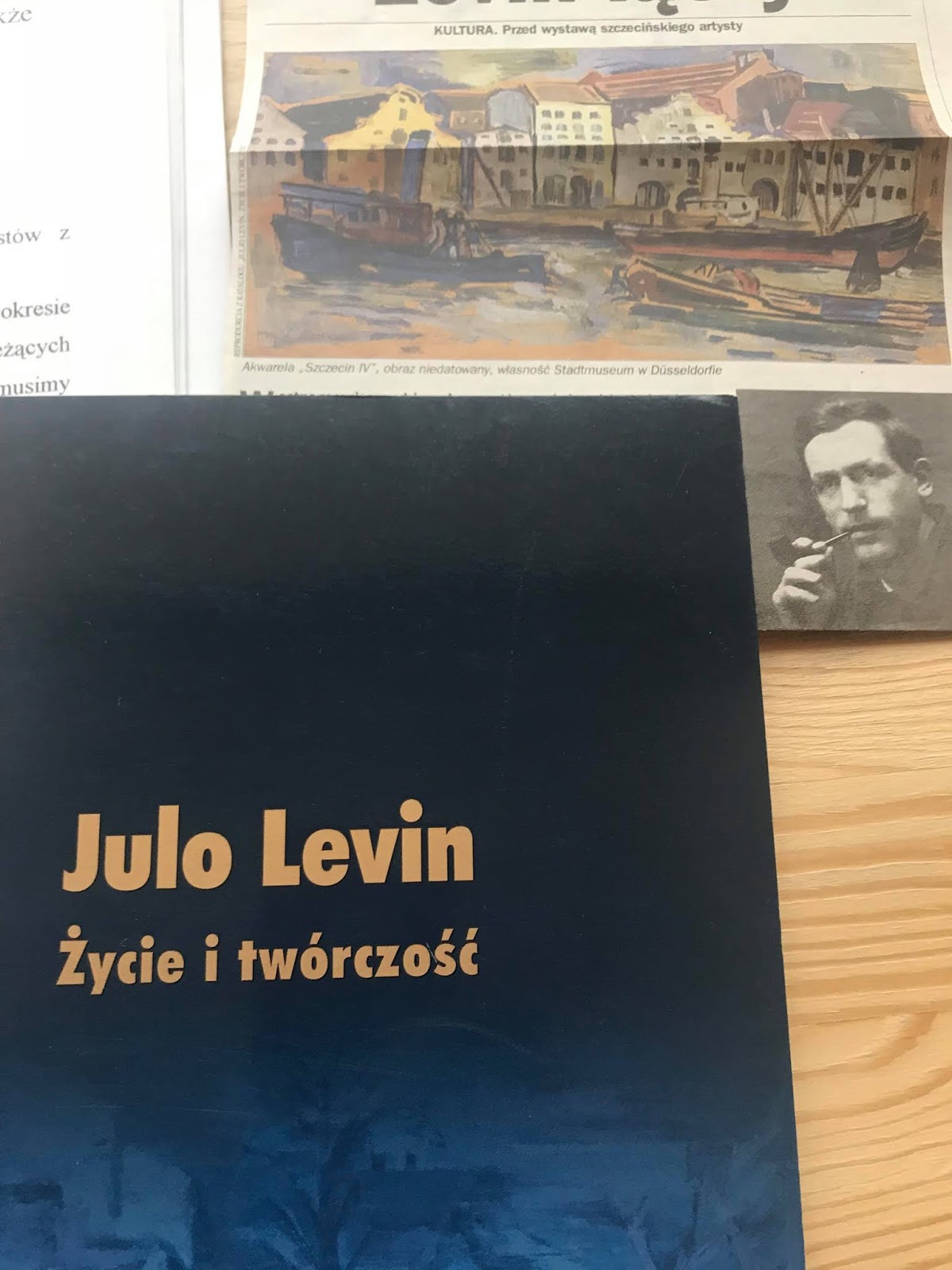 Przemek Głowa: Julo Levin biogramy malarz ze Szczecina .Ekspresje portowe