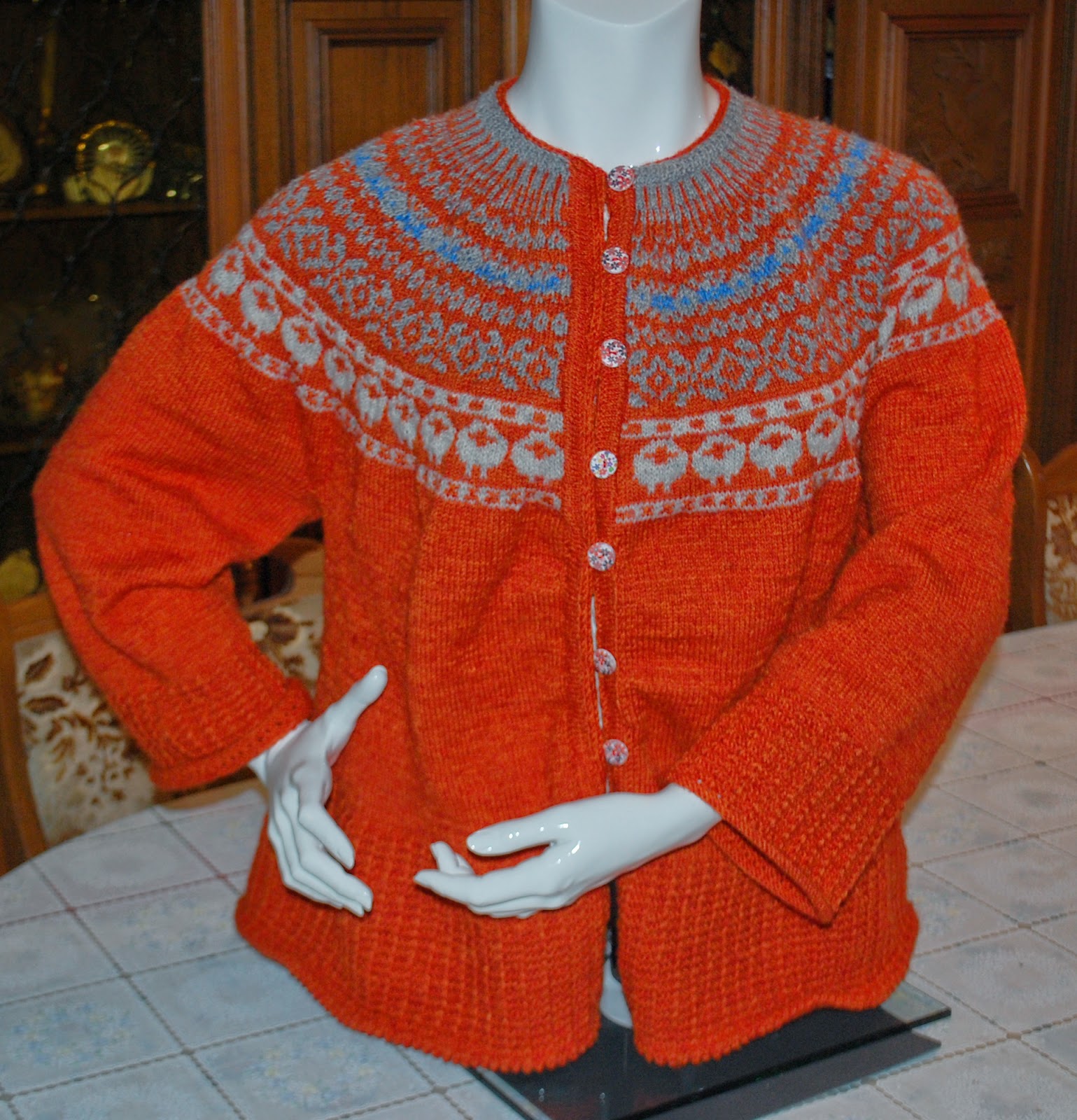 Sa invatam sa crosetam si sa tricotam: Pulover Norvegian - Fair Isle ...