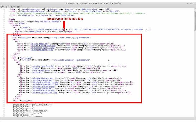 Chris Elsen's Web Development Blog: Microdata and Breadcrumbs