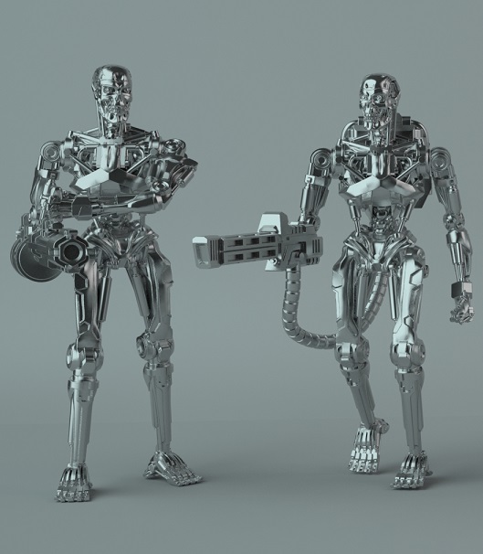 Battle Brush Studios: Review: Terminator Genisys Heavy Weapon Endoskeletons