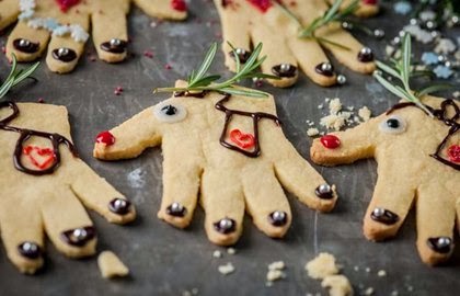 Great British Chefs Reindeer Hand Cookies Kid's Christmas Recipe ...