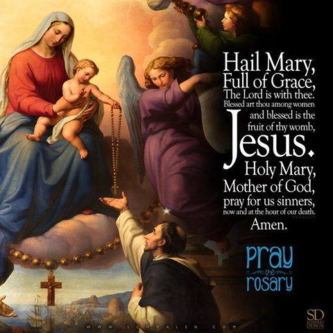 Catholic Prayers: HAIL MARY PRAYER IN IMAGE