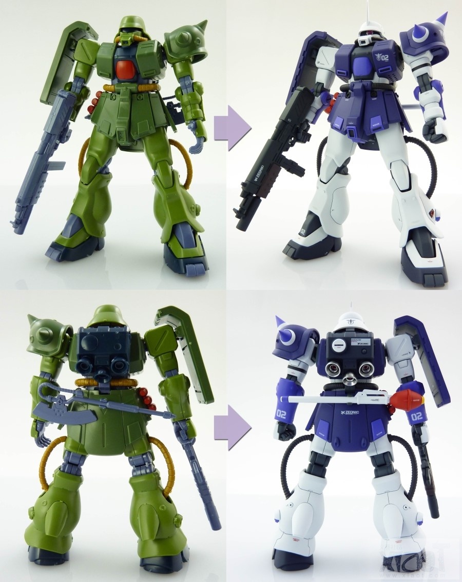 GUNDAM GUY: HGUC 1/144 MS-06FZ Zaku II FZ - Custom Build