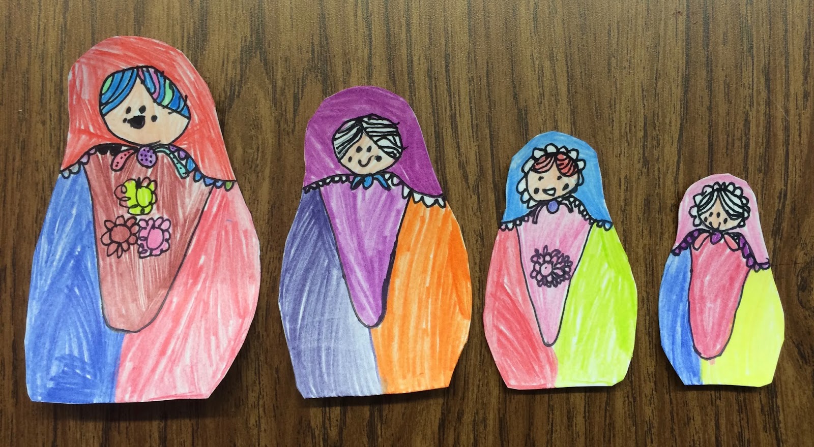 Kathy's Art Project Ideas: Russian Matryoshka Art Lesson