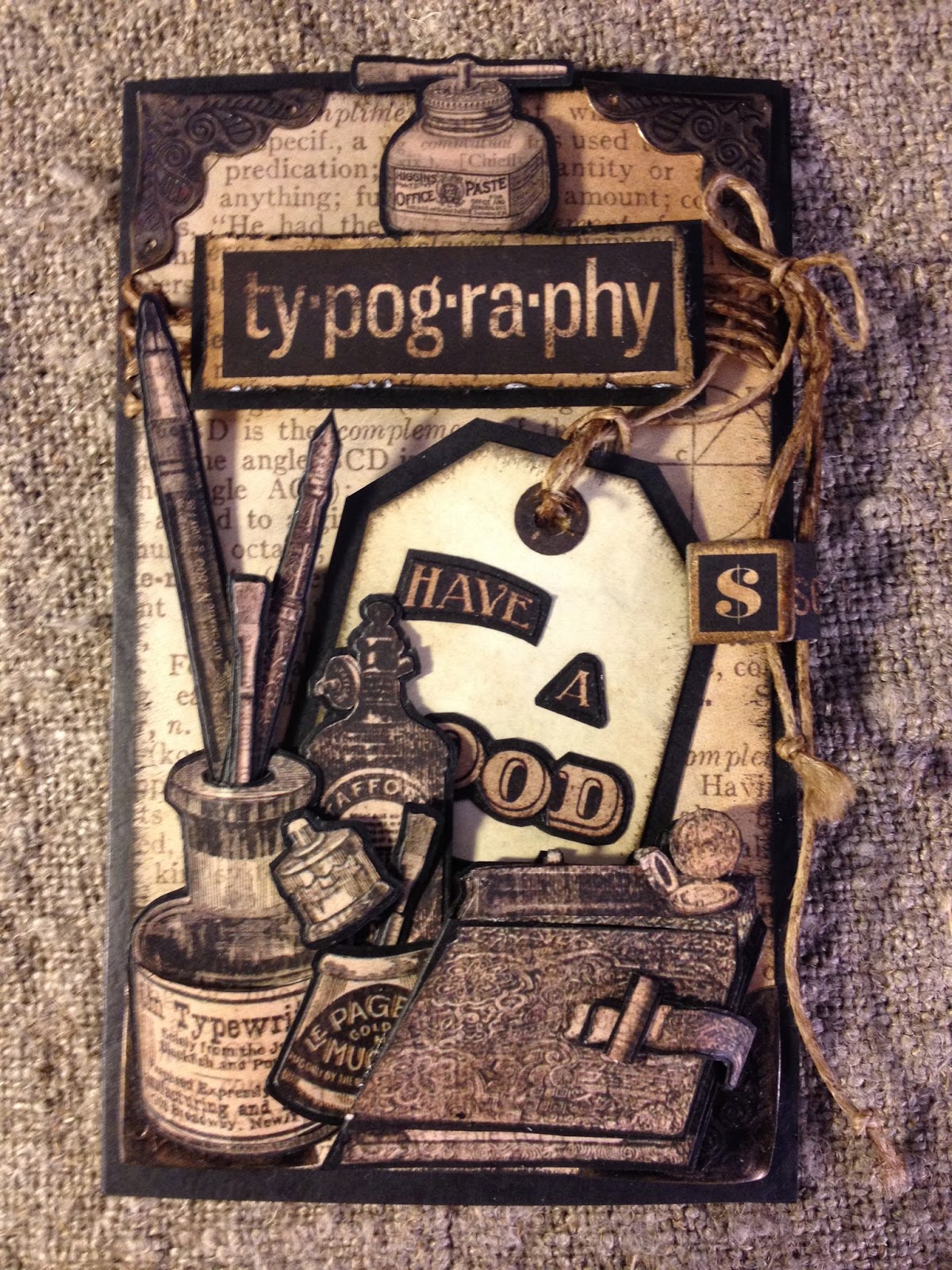 Graphic 45 Typography Whats in the desktop drawers | annes ...