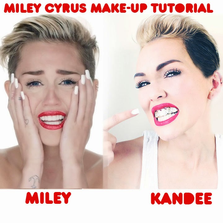 kandeej.com: Miley Cyrus Wrecking Ball Video Make-Up Tutorial (even if ...