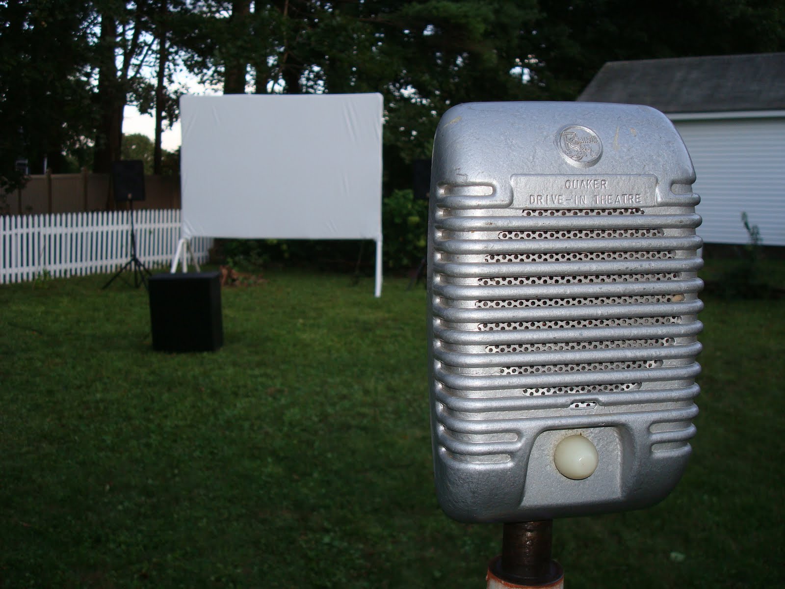 MONSTER DAD: Resurrecting The Past: Drive-In Theater Speaker