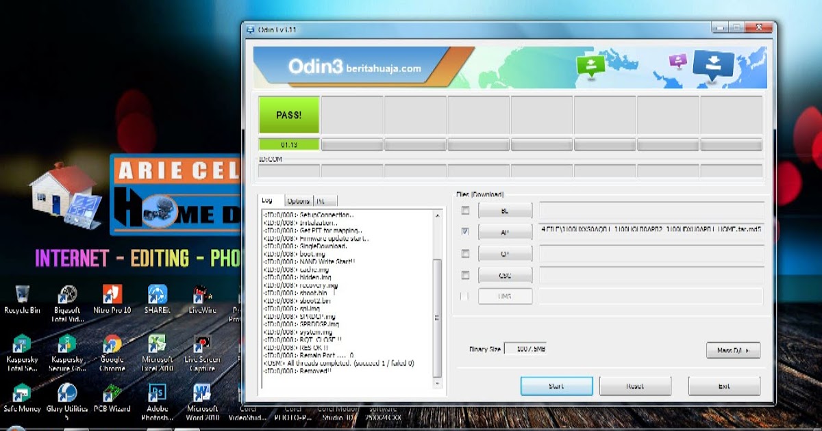 Cara flash handphone samsung galaxy j100h Bootlop - ARIE CELLULAR
