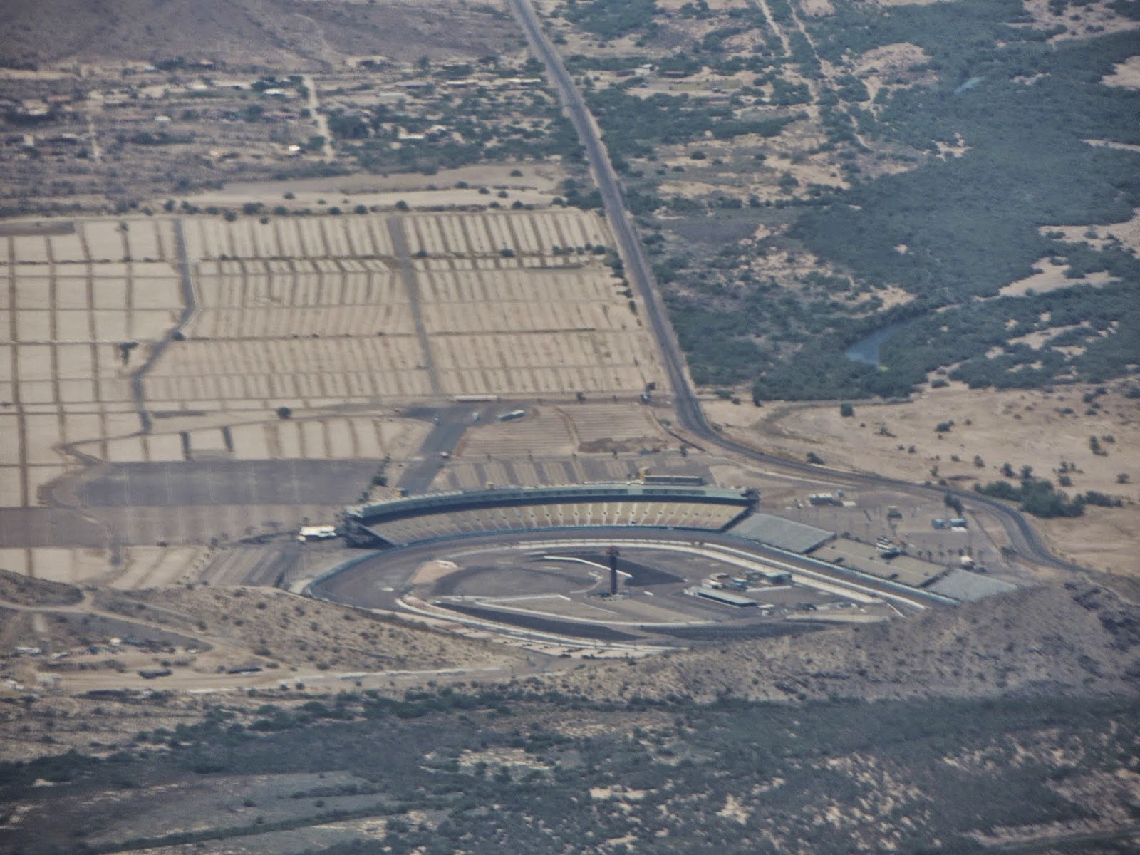 Scottsdale Daily Photo: Aerial Photo: Phoenix International Raceway