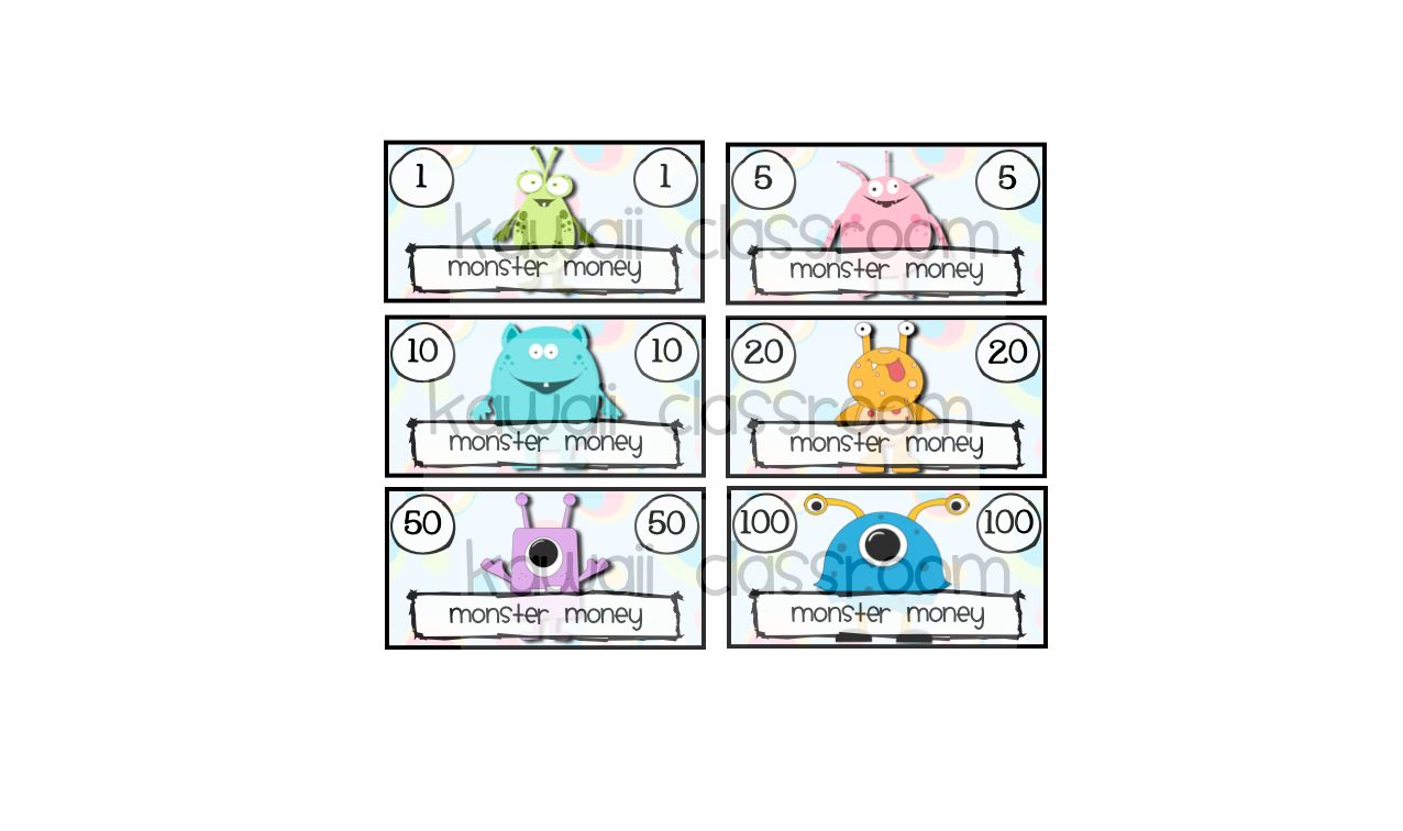 Monster Themed Printables