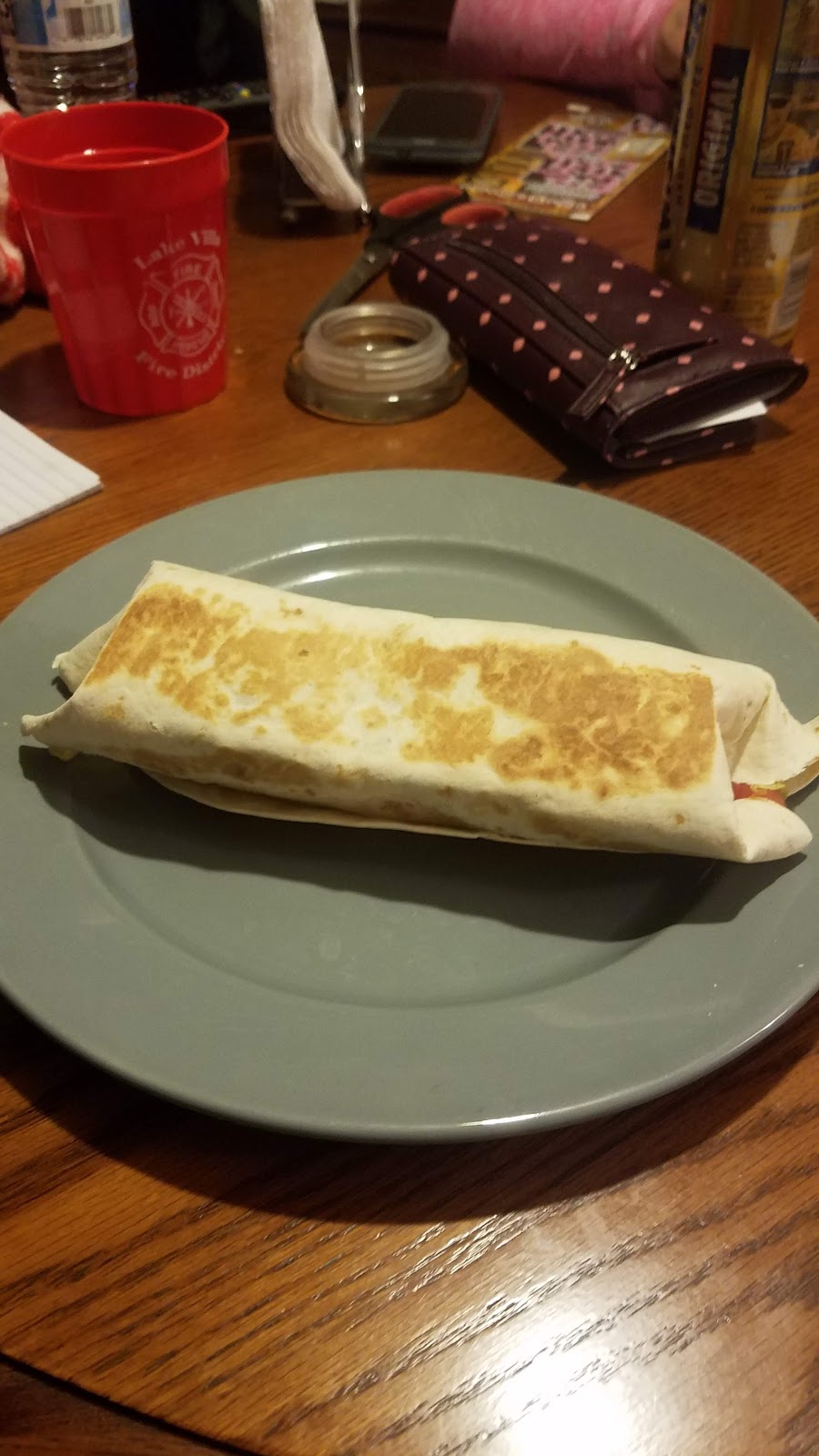 Cass' Kitchen: Bacon Ranch Chicken Burrito