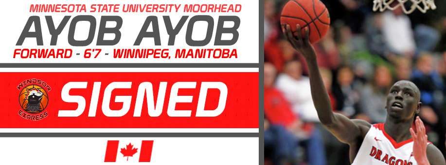 Winnipeg's Ayob Ayob Signs with Windsor Express of NBL - Basketball ...