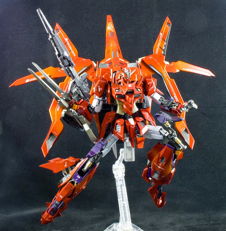Custom Build: 1/100 MSZ-006-P2/3C Zeta Gundam P2/3C Type "Red Snake's ...