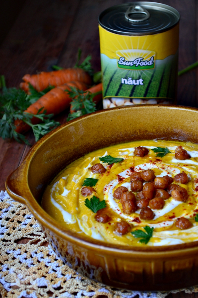 Supa crema de morcov si naut - CAIETUL CU RETETE