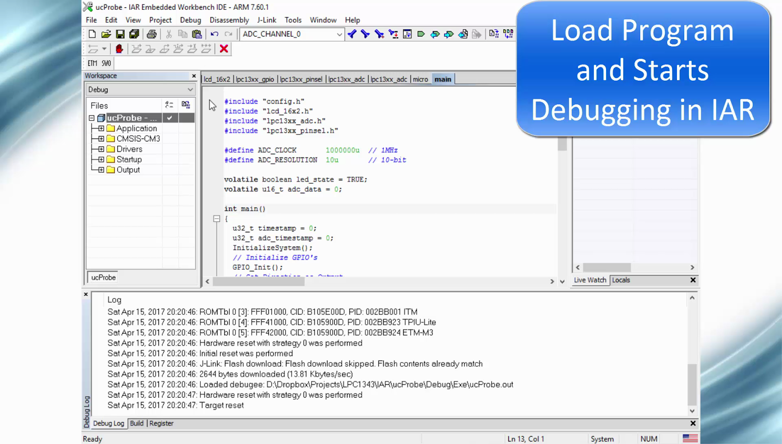 Graphically Visualize Embedded System Internals Using uC/Probe ...