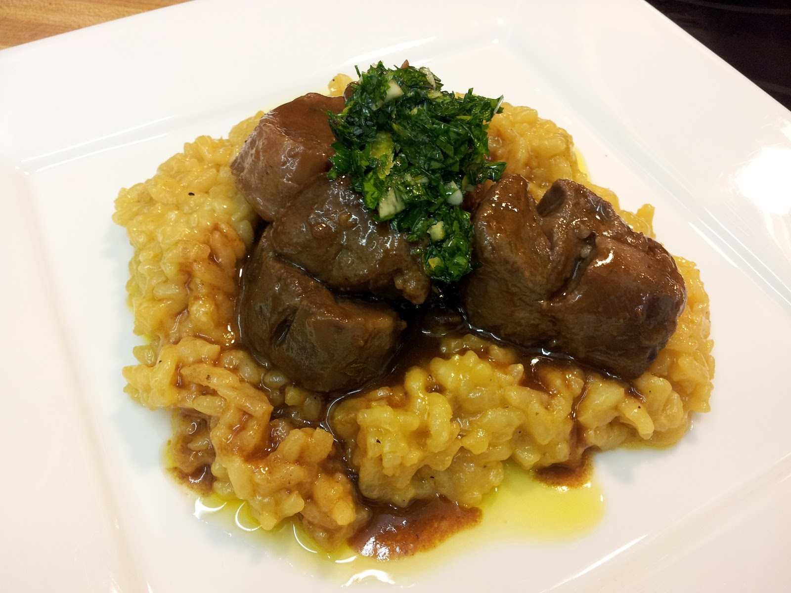 Fresh Rick's - Awesome Food from Home: Risotto Milanese with Veal Osso ...