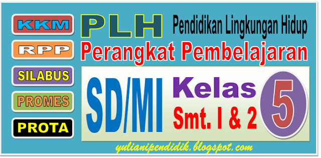 RPP, SILABUS, PROMES, PROTA, KKM MULOK PLH SD/MI KELAS 5 SMT. 1 DAN 2 ...