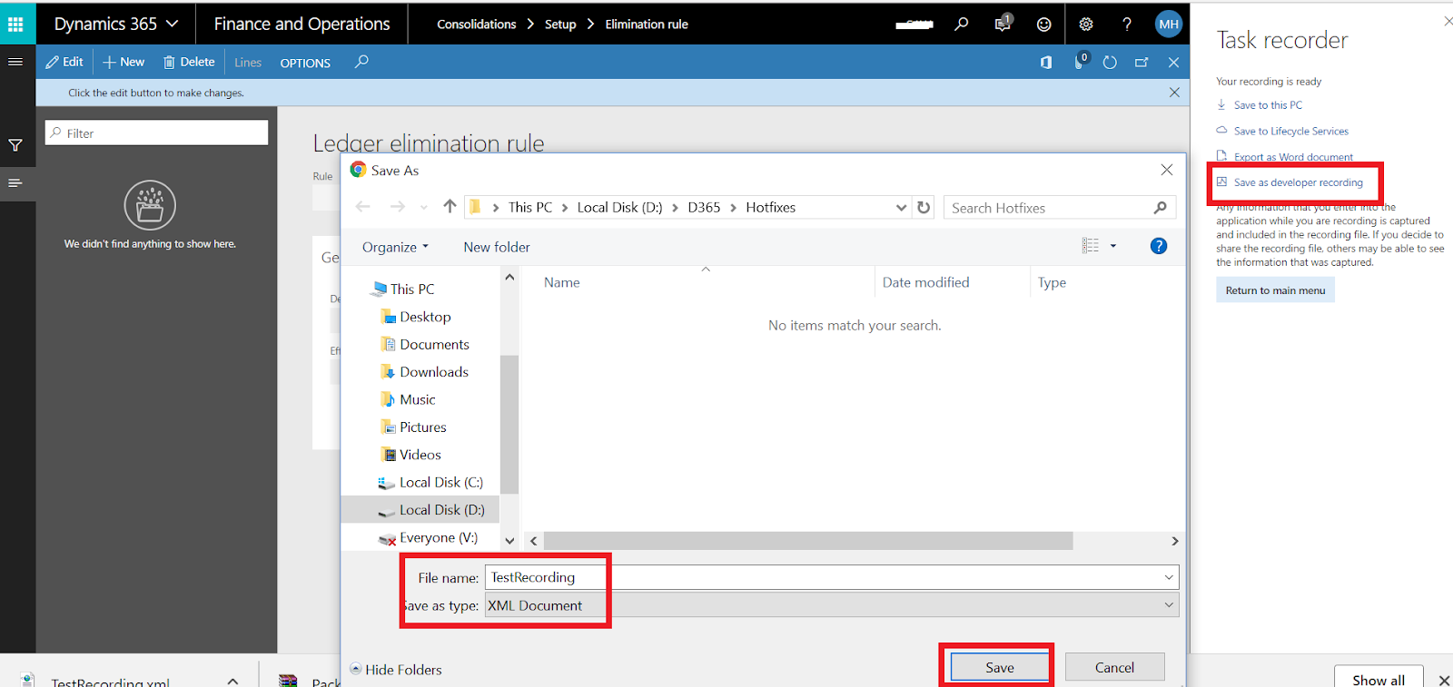 How to use Task Recorder in Dynamics 365?