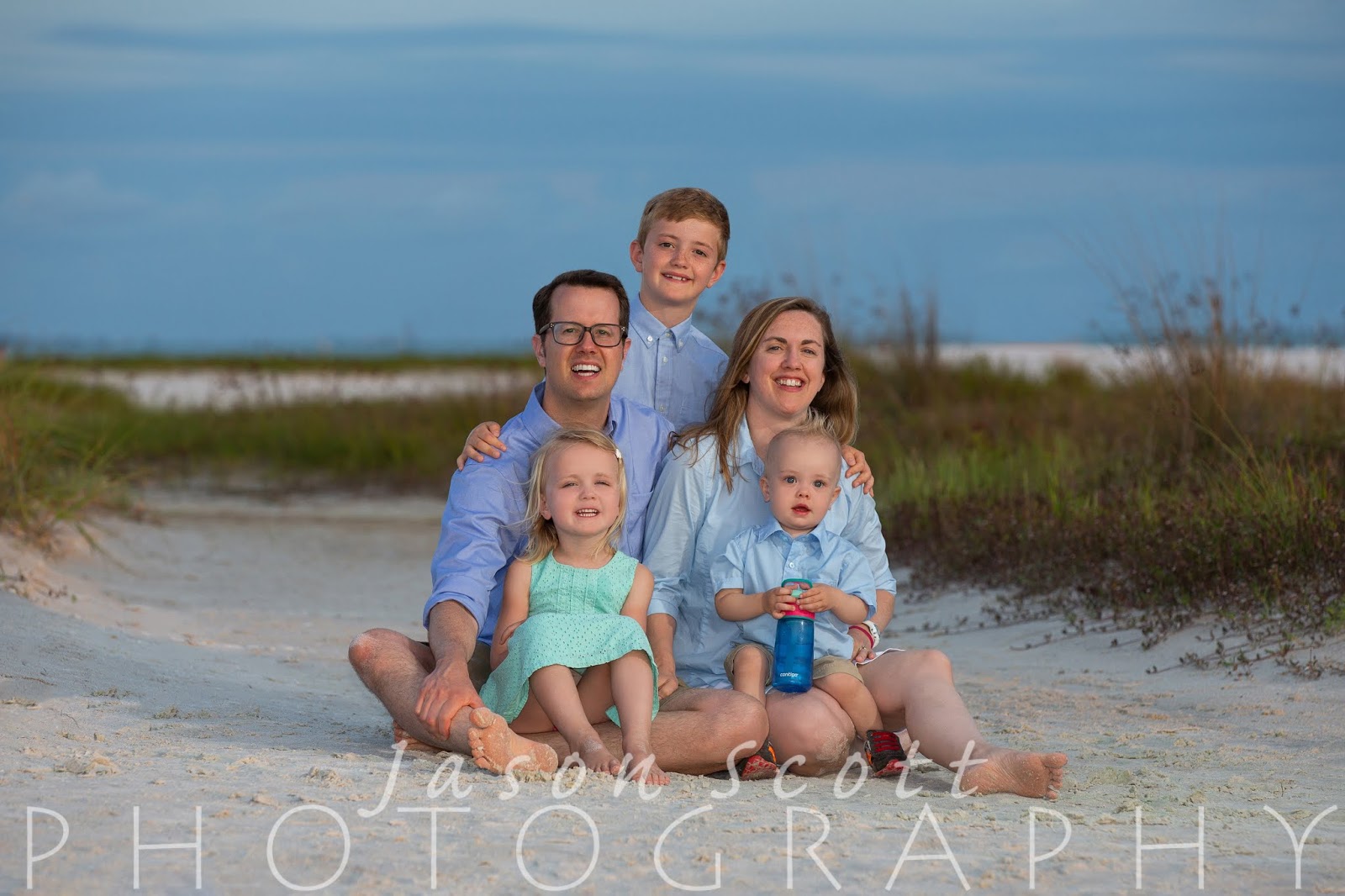 Siesta Key Beach Portraits - Moellers Family | Jason Scott Photography