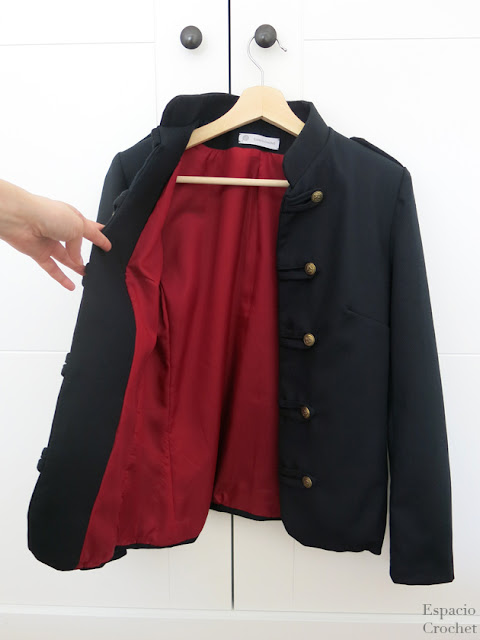 Espacio Crochet: Chaqueta marinera