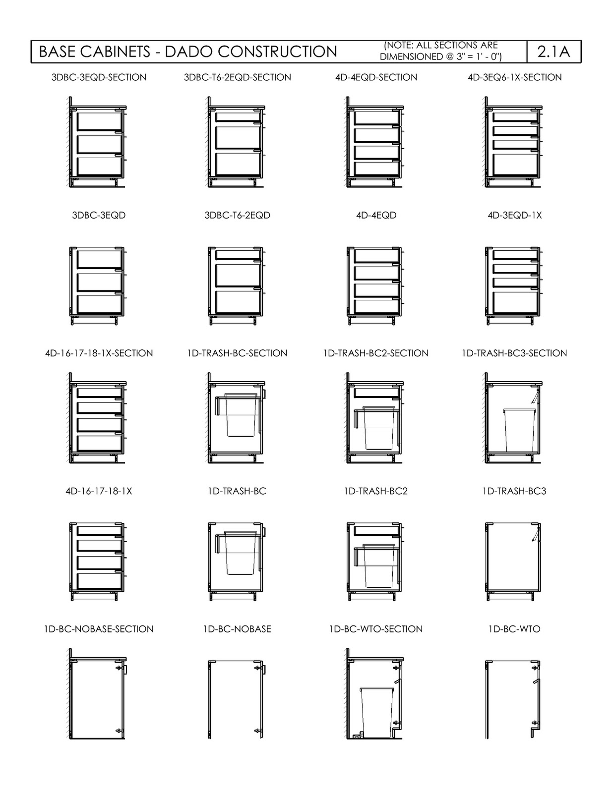 Autocad For Woodworking: Cabinet Sections