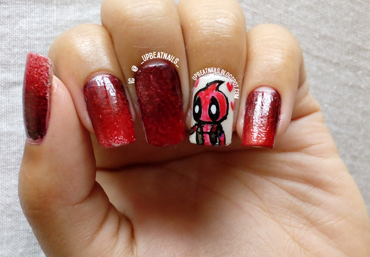 Deadpool Nails | Born Pretty Store Announcement. - Upbeat Nails | Nail ...