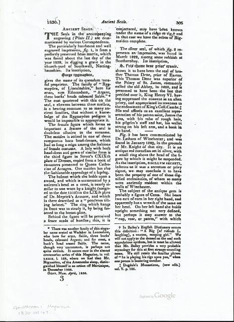 Rigmaiden One Name Study Blog for the Rigmaiden Family History Group: 2016