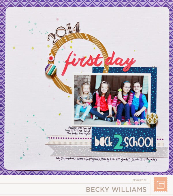 One Scrappin' Mama : Basic Grey Aurora collection and a freebie!