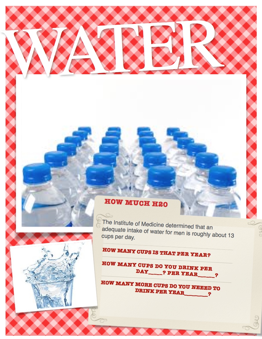 Hands On Math: Water Project