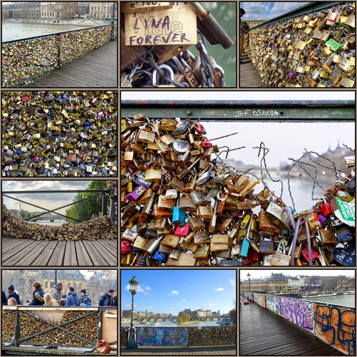 Recollections of a Vagabonde: Love locks, graffiti and more in Paris ...