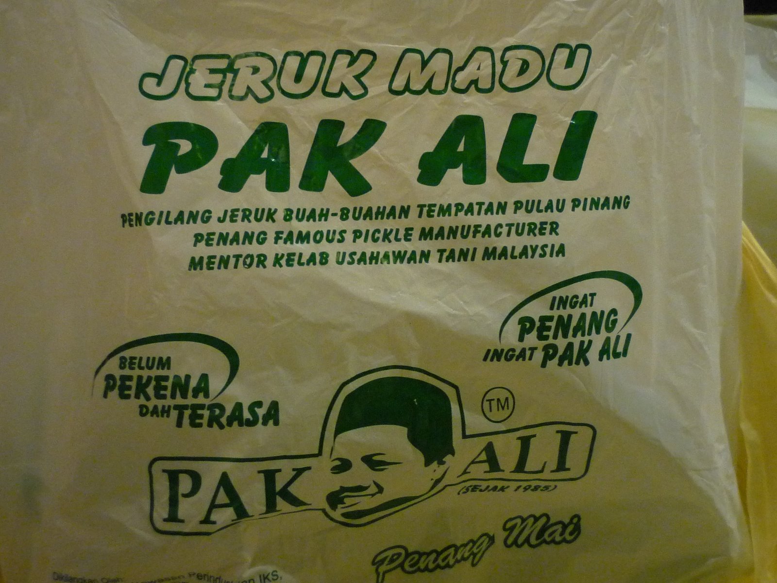 AHWAALULHAYAH: JeRuK MaDu PaK Ali