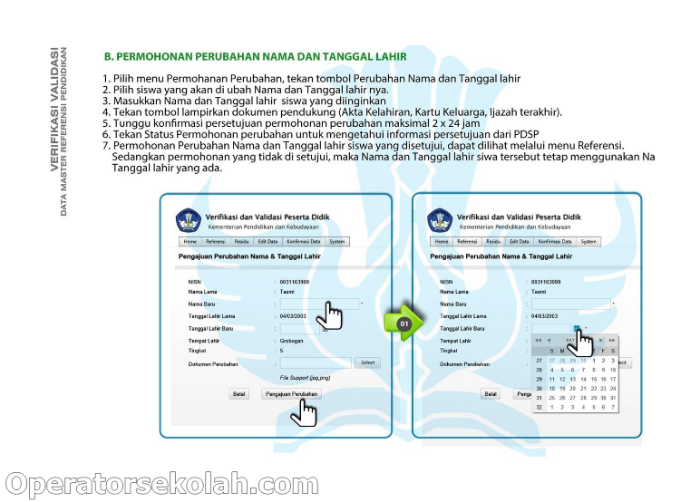 Panduan Verval NISN Peserta Didik (PD) Versi Terbaru dan Panduan PDSP - Biologizone