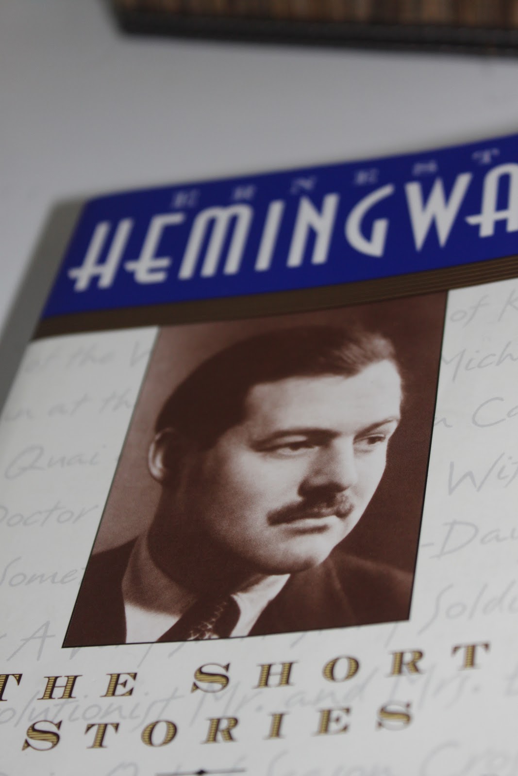Wordy Evidence of the Fact: TPR Challenge #12 - Ernest Hemingway