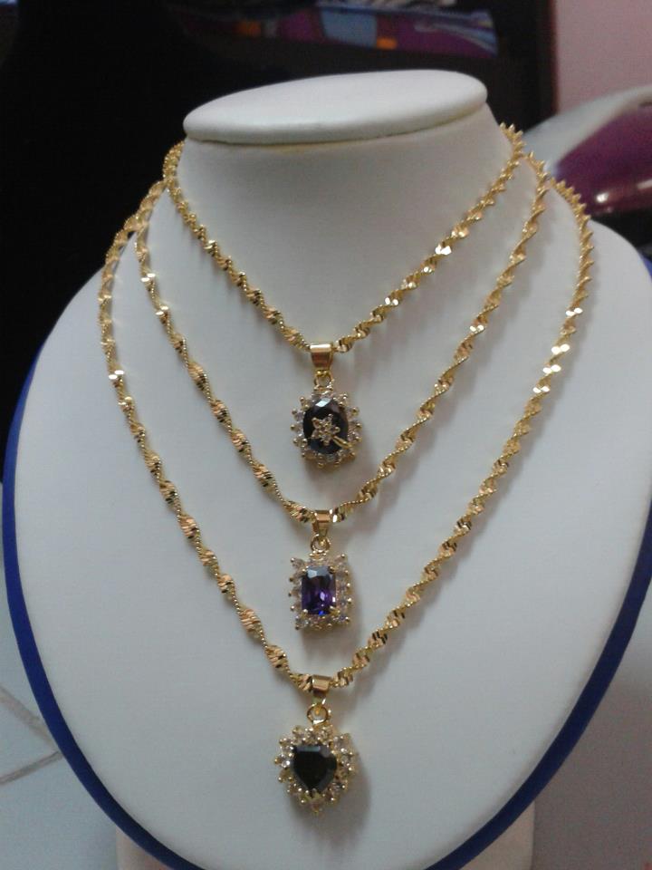 Koleksi.aleesya: Set Rantai & Buah Emas Korea-SL01-15