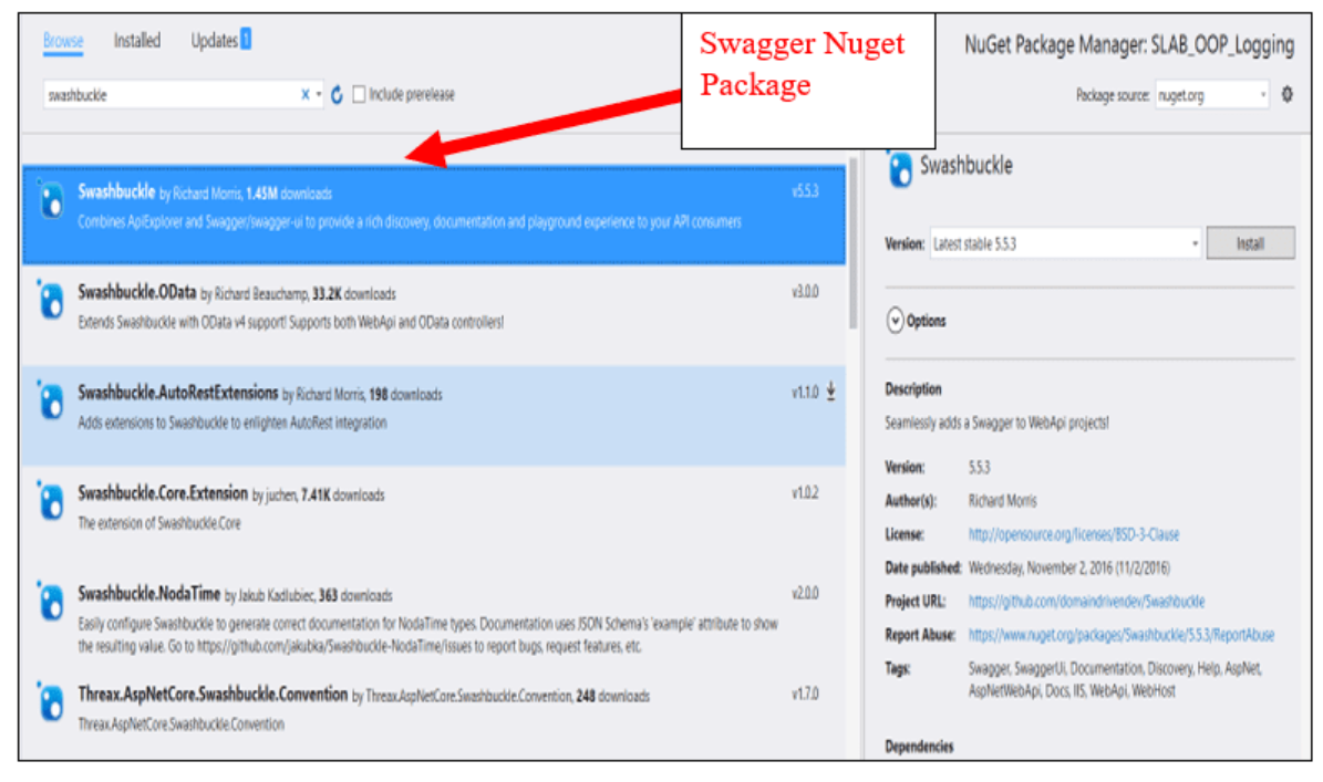 Swagger UI in ASP.NET Web API
