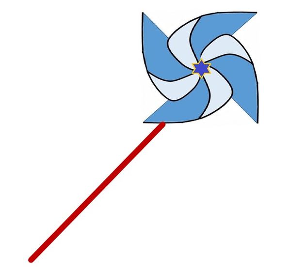 Para decir... ¡Te quiero!: Hagamos rehiletes y… ¡A jugar con el viento!