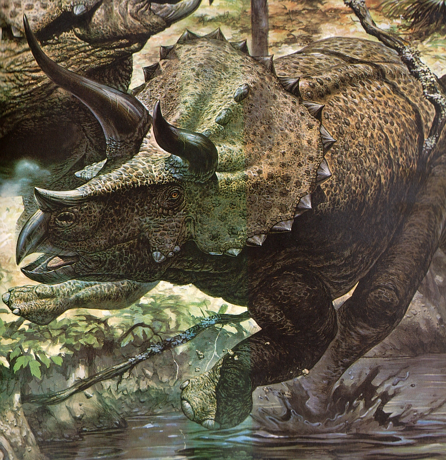 Love in the Time of Chasmosaurs: Vintage Dinosaur Art: De Oerwereld van ...