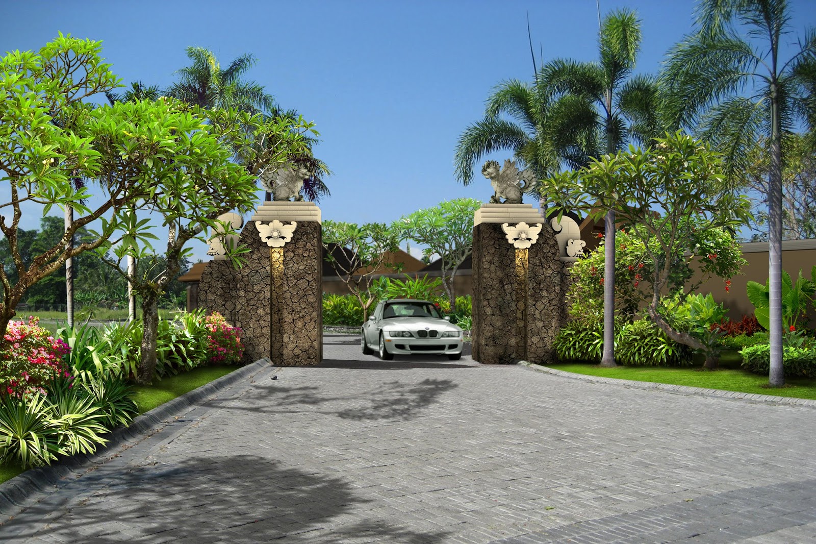 kontraktor bali |Desain gerbang masuk (Gate) | 2019