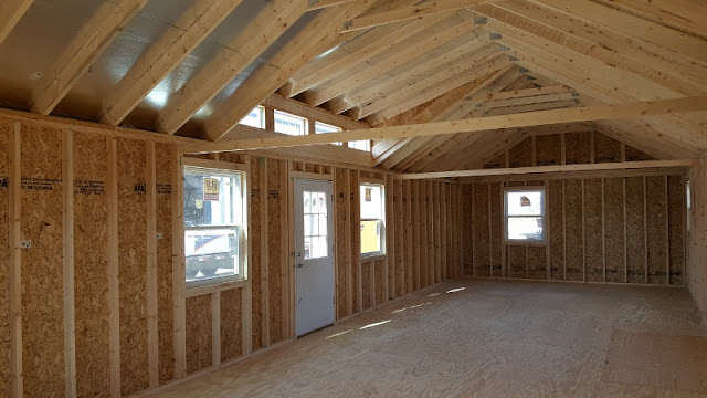 Wolfvalley Buildings Storage Shed Blog.: 16x44 Dormer Cabin Shells ...