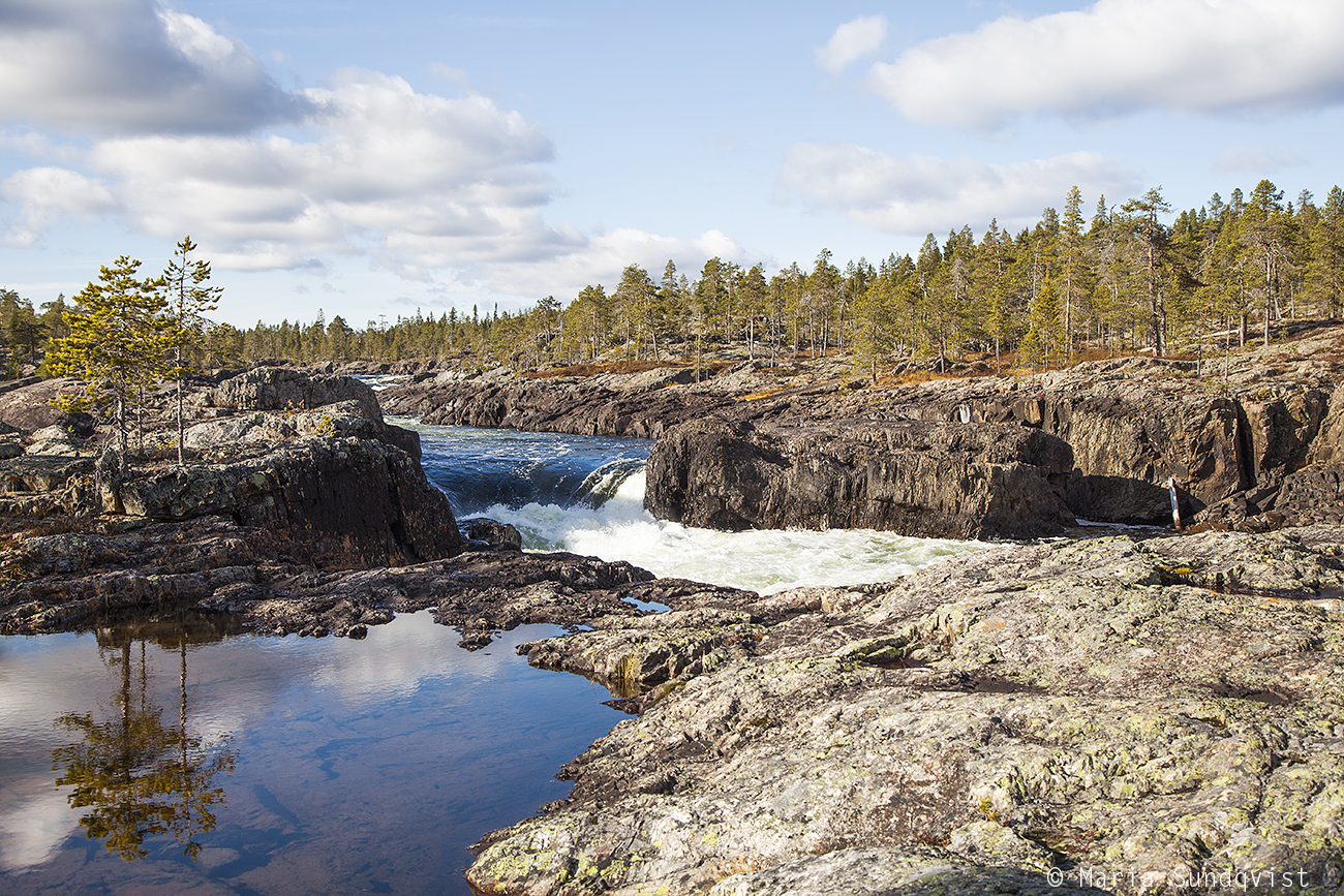 Lappland Nature: Trollforsen