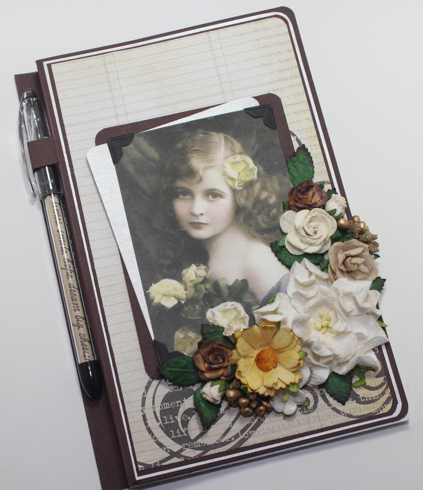 all things beautiful: UMT- Vintage Notepad Cover