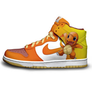 Nike SB Dunk Cartoon Shoes : Nike Dunks Pokemon Shoe Charmander ...