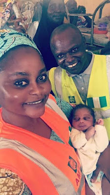 Photos: NEMA welcomes beautiful baby boy at Malkohi IDP camp, Yola
