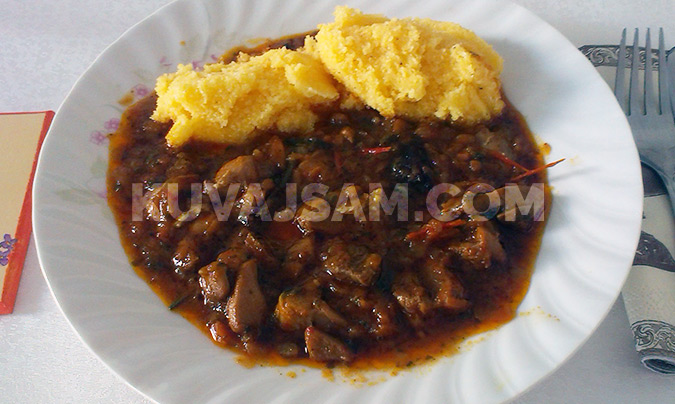 PILEĆI GULAŠ SA KAČAMAKOM